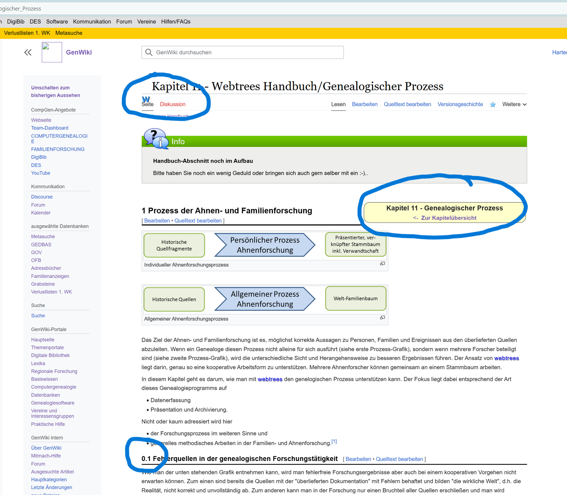 Anzeige-Profile im GenWiki - genwiki-l - genealogy.net